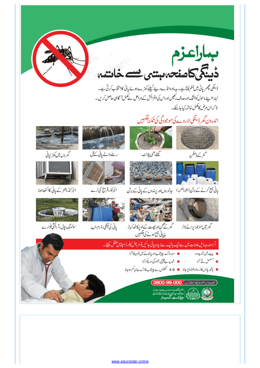 Anti-Dengue Booklet & Posters - Education Insider
