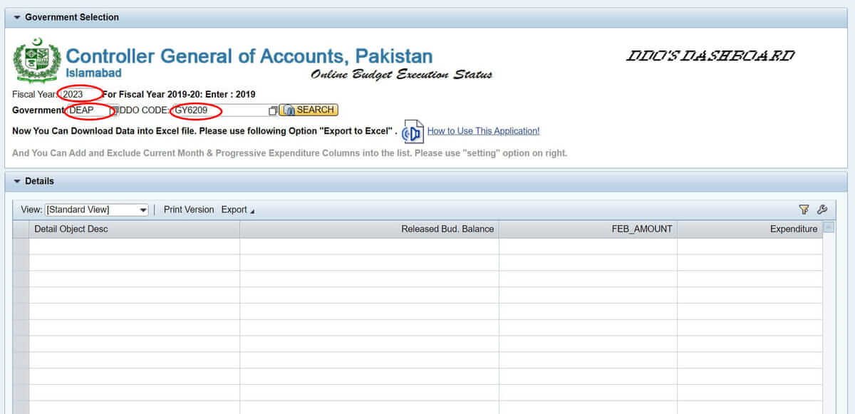 PIFRA DDO Ber: Check your PIFRA DDO Budget & Expenditure - Education ...