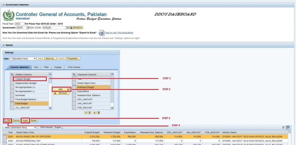 PIFRA DDO Ber: Check your PIFRA DDO Budget & Expenditure - Education ...