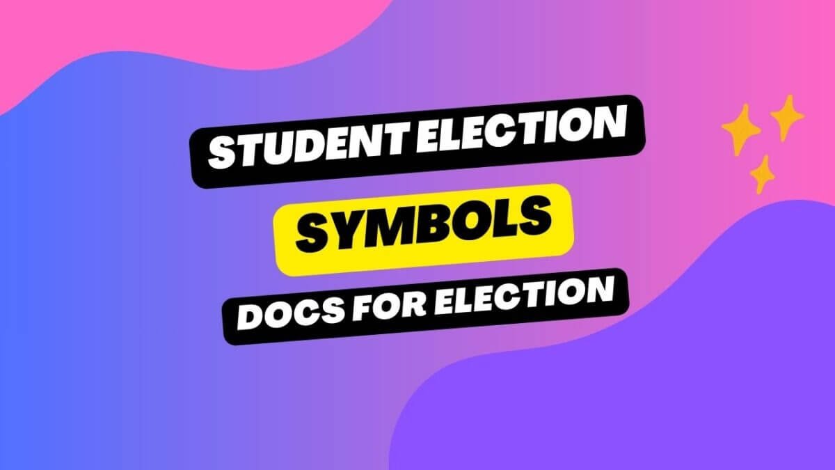 Form 45, Form 47, Symbols List in Excel for Student Election ...